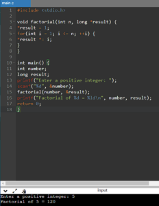 C Program to Find Factorial using Recursion, Function, While Loop ...